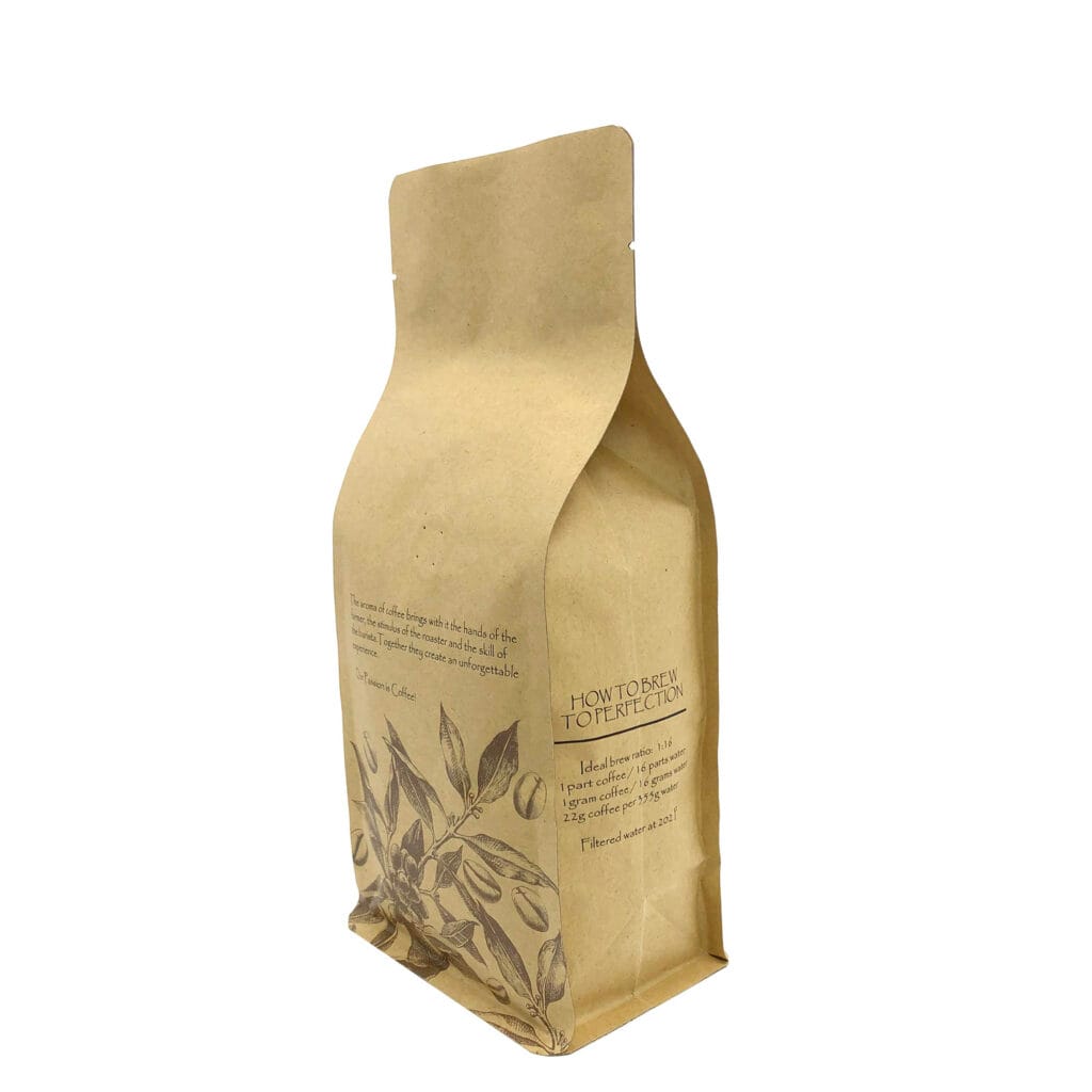 coffee bean bags:Custom Printed Kraft Paper Laminated Coffee Bean ...