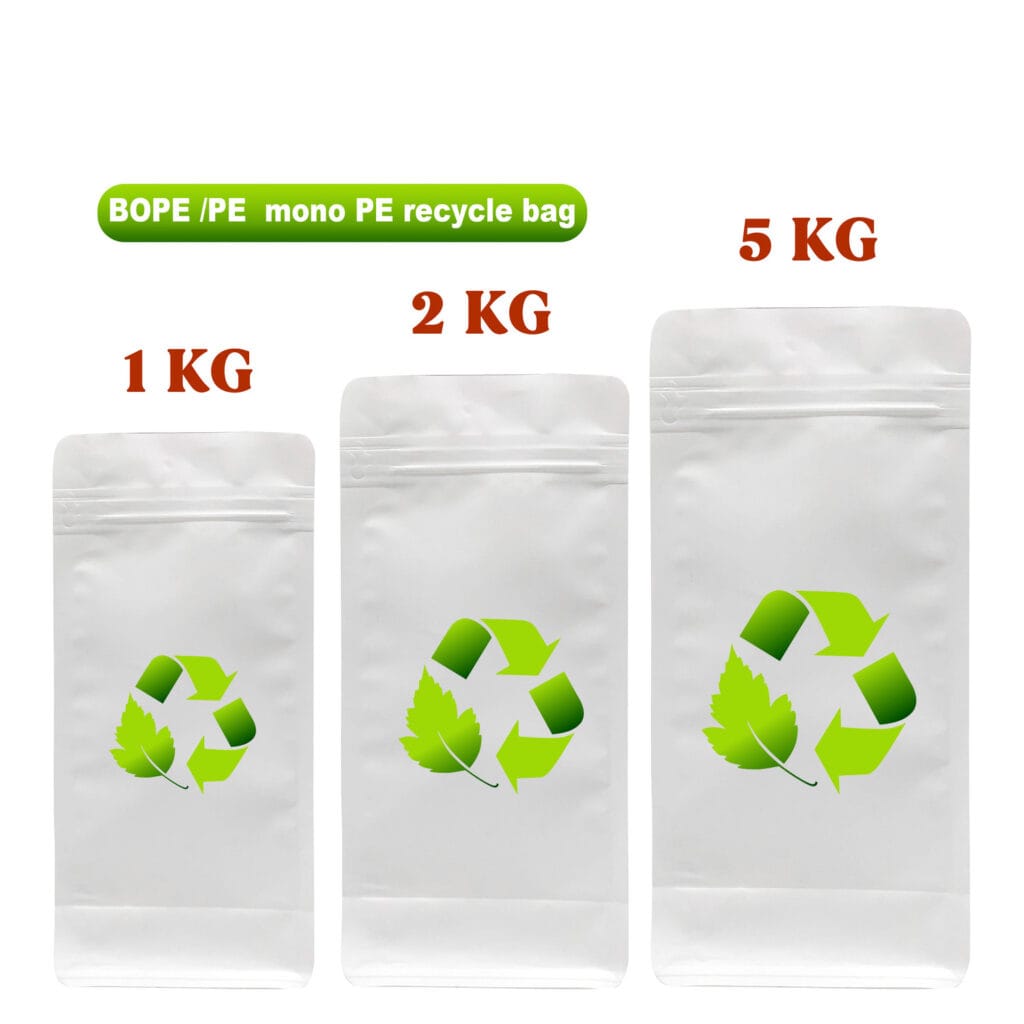 recyclable pet food packaging:BOPE /PE/EVOH Doypack Zipper Packaging ...