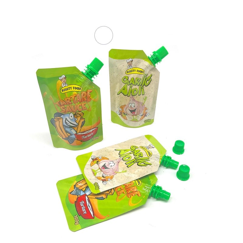 Retort Spout Pouch:Condiment Sauce Packaging Manufacturer Plastic ...