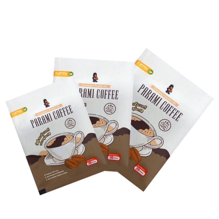 coffee sachet packaging:Customized Printing Heat Seal 3 Side Pouch Bags ...