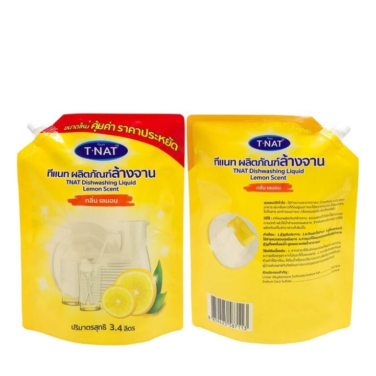 Dishwashing Liquid Pouch:Custom Liquid Soap Stand Up Pouch With Spout ...