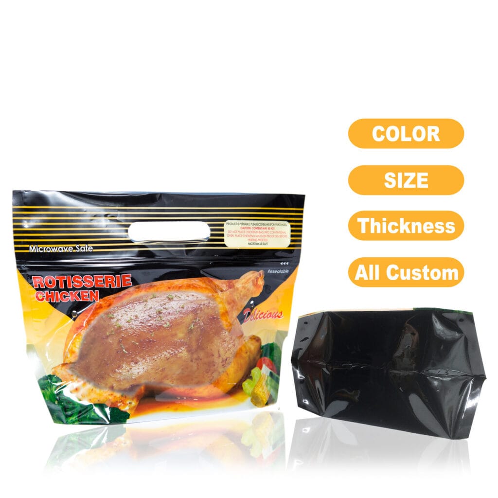 Chicken Packaging Bags:Custom Printed Plastic Laminated Stand Up Pouch ...