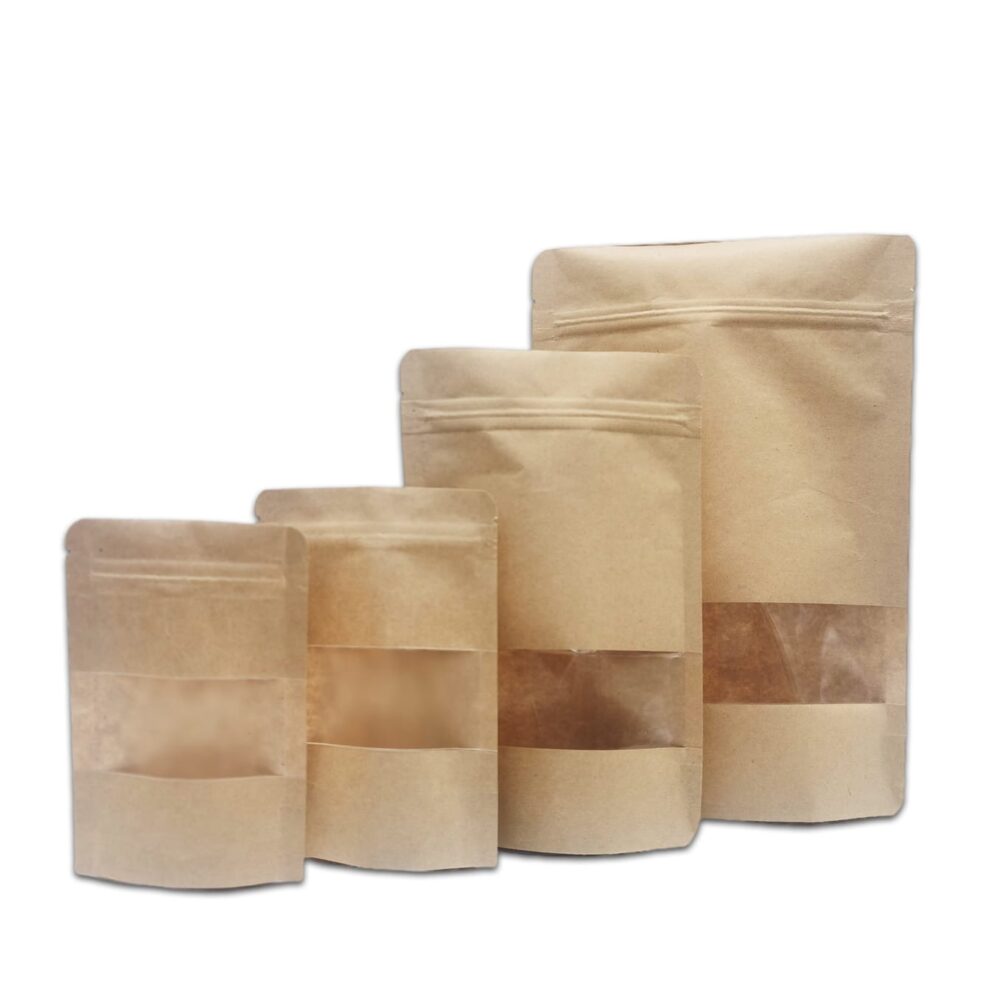 biodegradable stand up pouch:Kraft Paper Stand Up Pouch Custom Printed ...