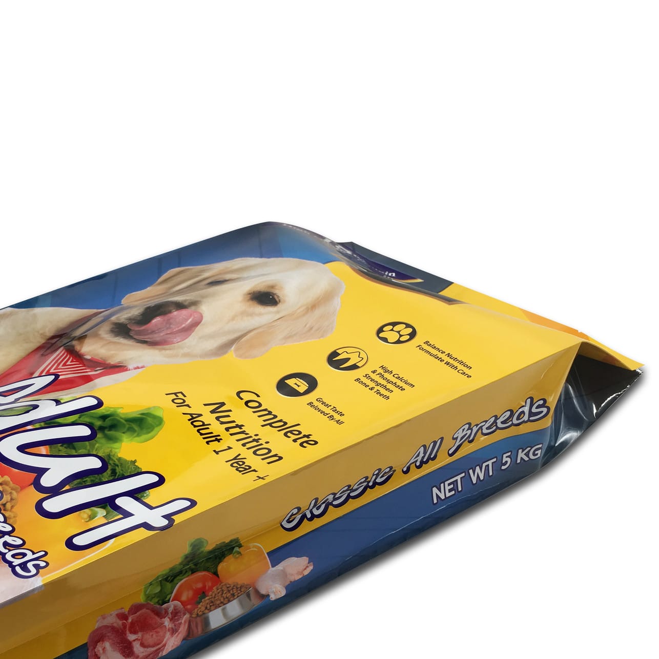 Pet Food Packaging Bag:Custom Design Dog Food Package Bag 10kg 20 kg ...