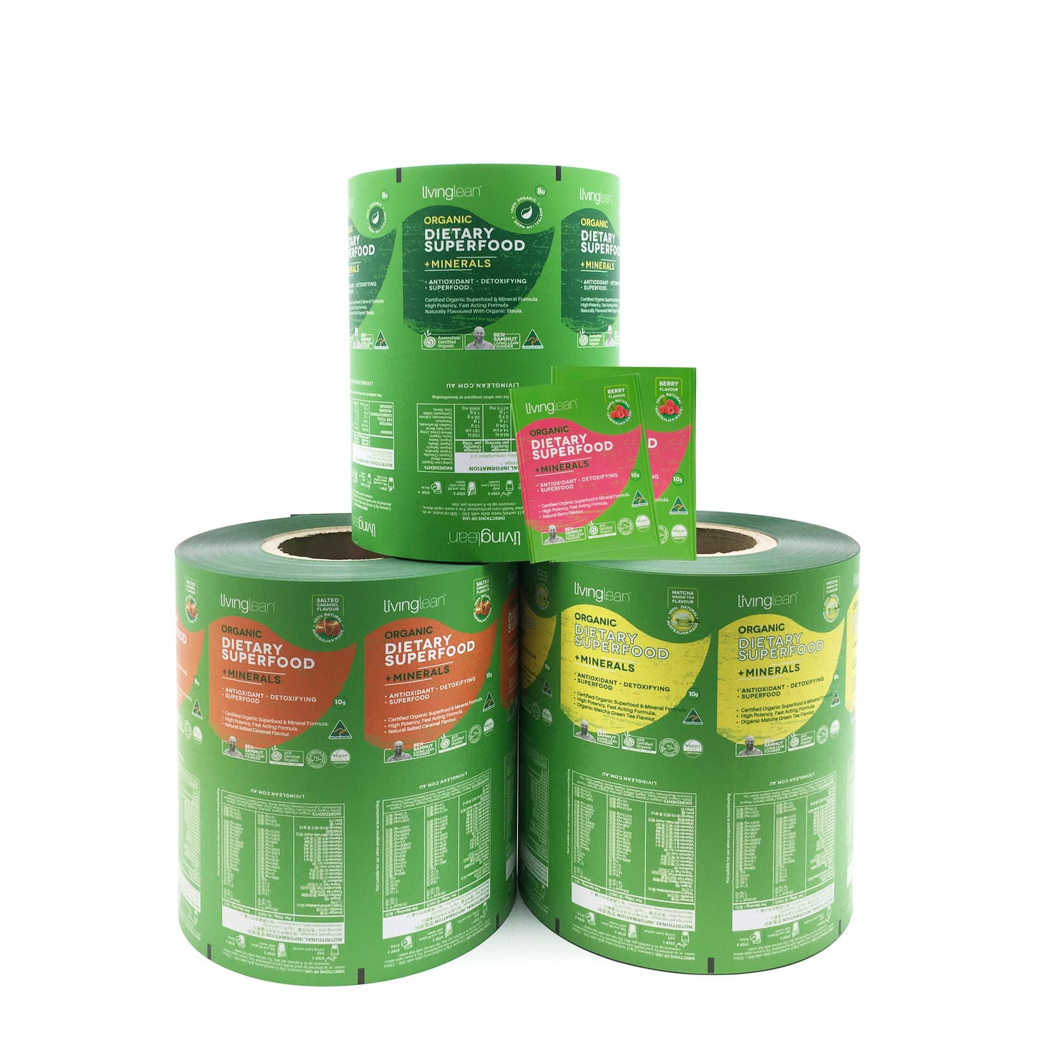 packaging film roll:Matte / Glossy Finished Laminated Material Solid ...