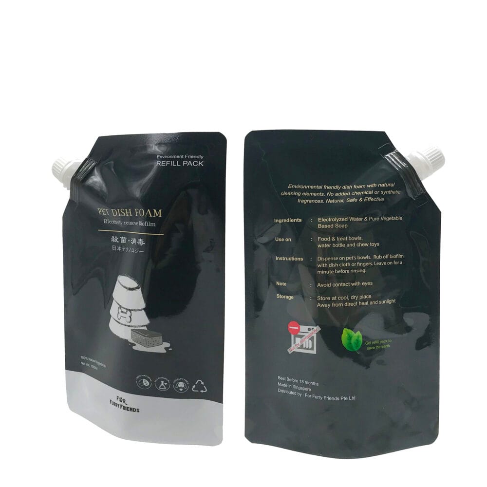 Plastic Liquid Pouch:Custom Printed Doypack Bag 1L Laundry Detergent ...