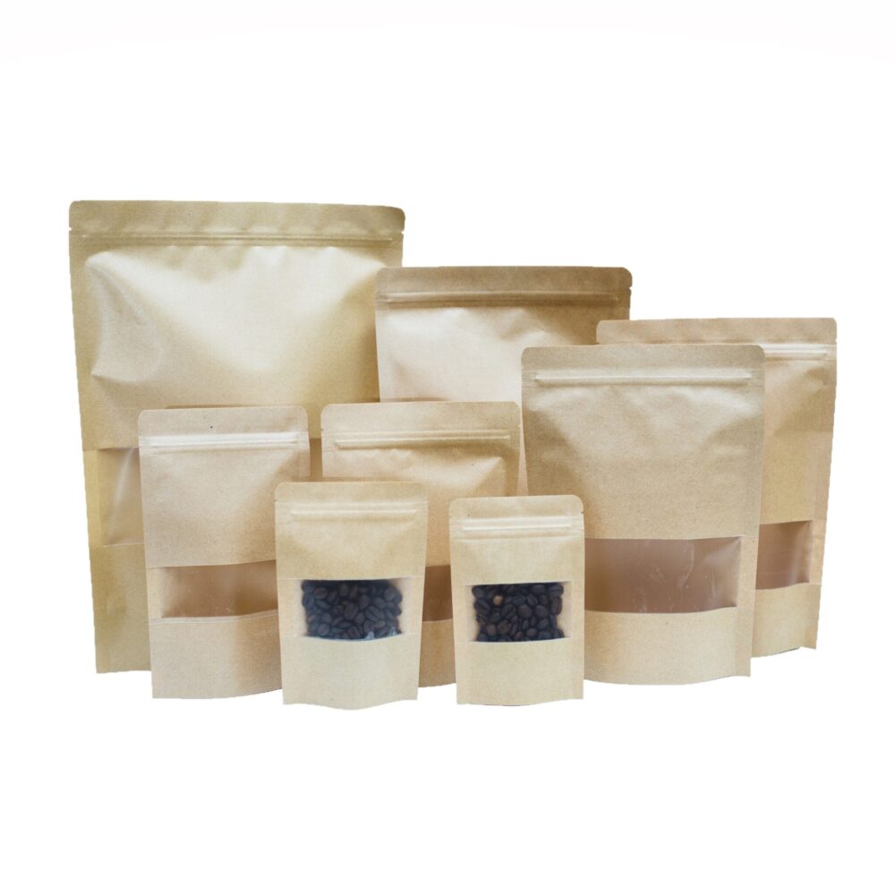 biodegradable stand up pouch:Kraft Paper Stand Up Pouch Custom Printed ...