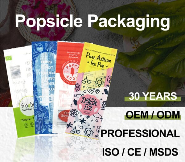 popsicle packaging bags:Custom Colorful Printed Plastic Heat Sealing ...