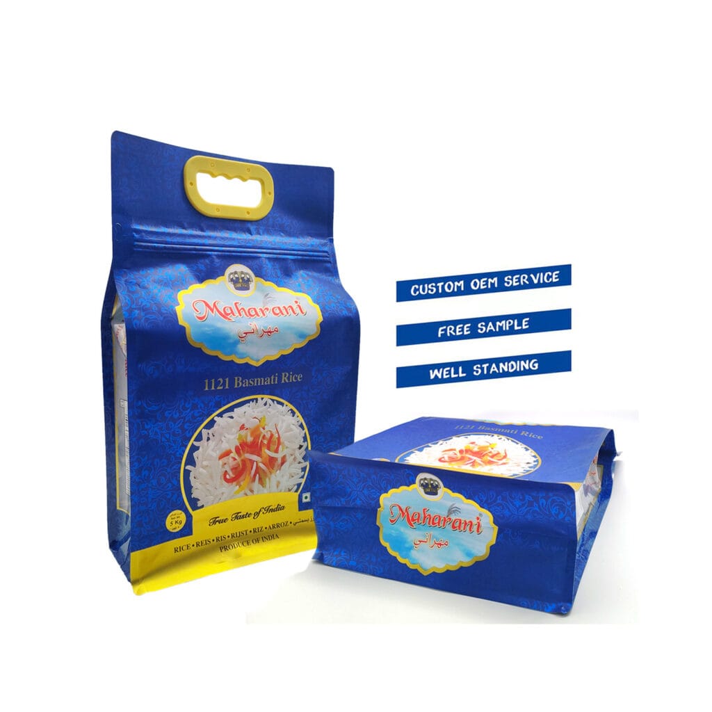 Rice Packaging Bag:Food Grade Resealable 1Kg 2Kg 5Kg 10Kg Packaging ...