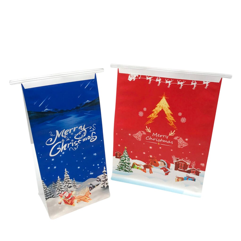 Bread Packaging Oem Bolsas De Pan Custom Square Paper Bread Packaging Bags For Bakery Edible