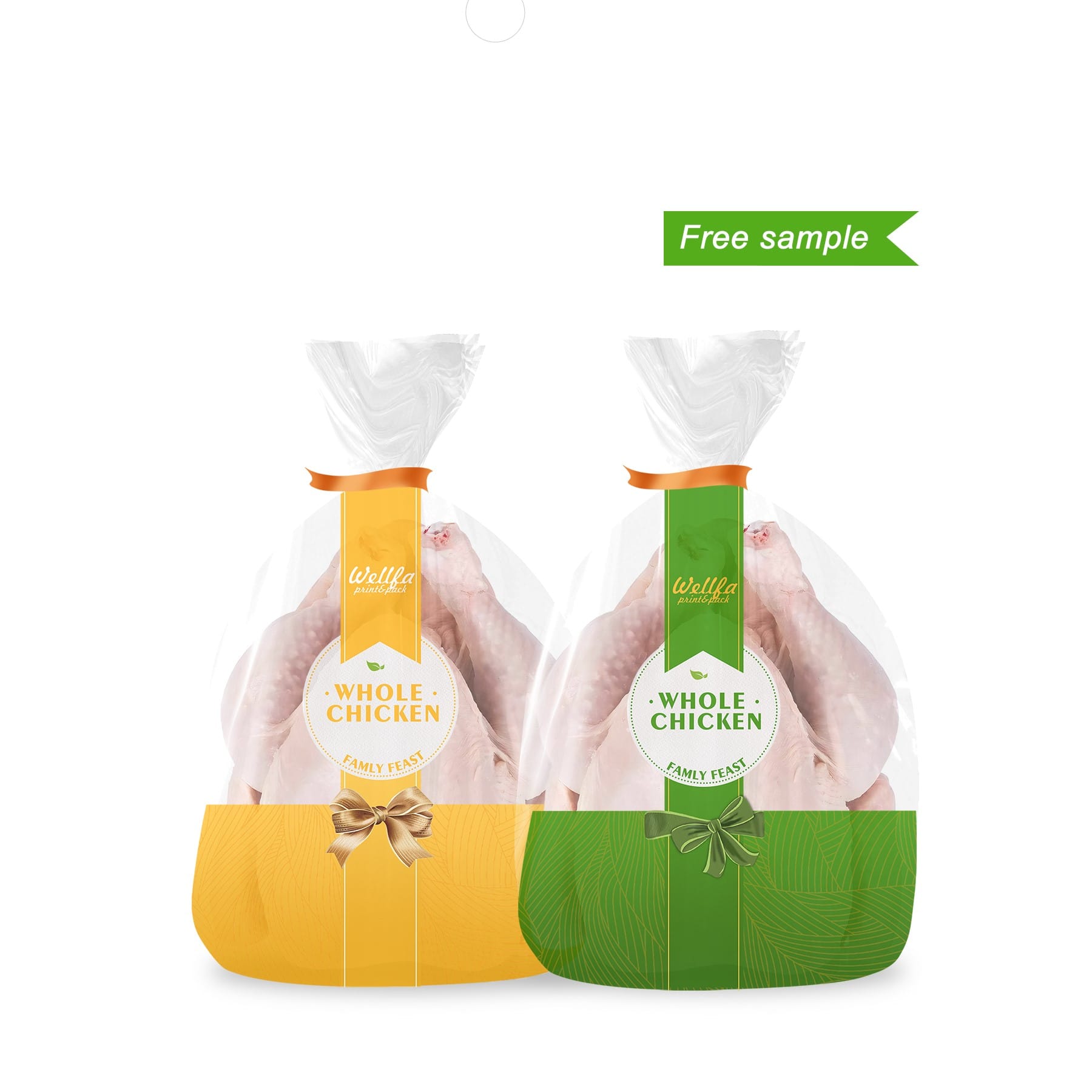 Whole Chicken Bag: Food Grade Custom Plastic Shrink Bag Roasted Frozen ...