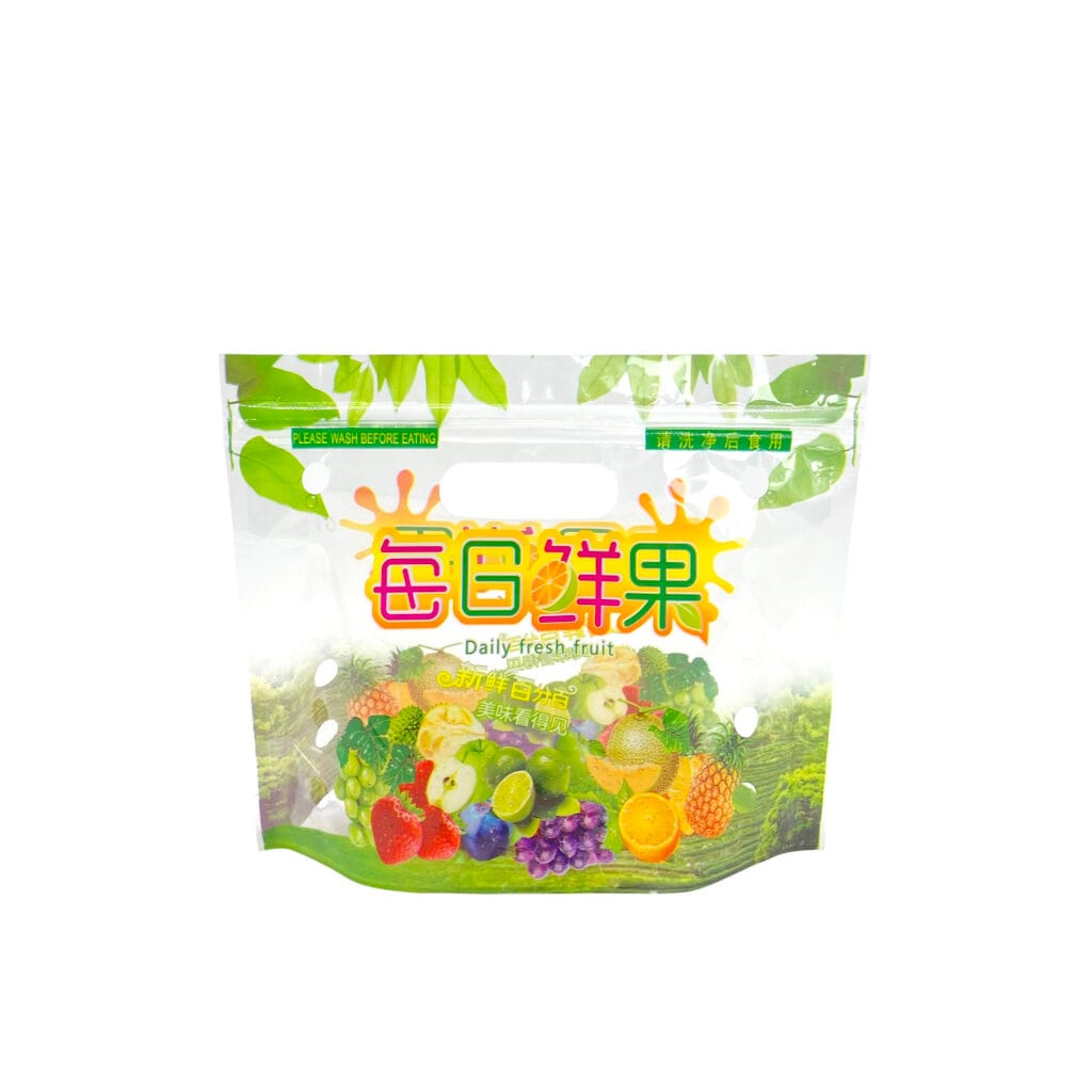 Frozen Fruit Bag:High Quality Custom Clear Plastic Resealable Stand Up ...