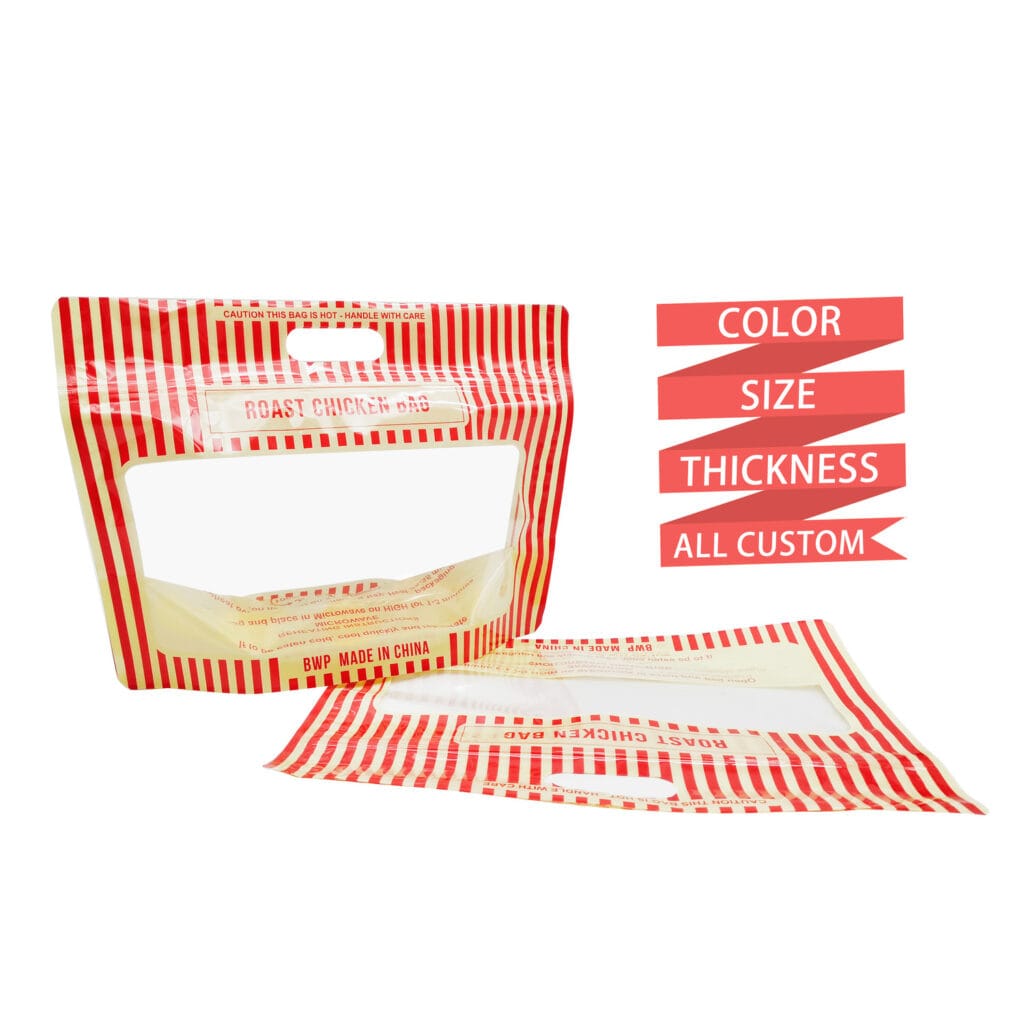Rotisserie Chicken Packaging Bags:Anti-fog Stand Up Pouch Roast ...