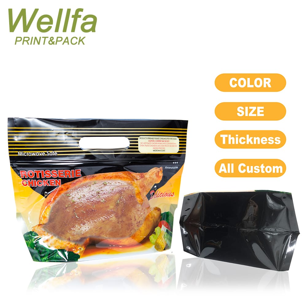 Chicken Packing Factory:Rotisserie Packaging Food Roasted Microwave Hot ...