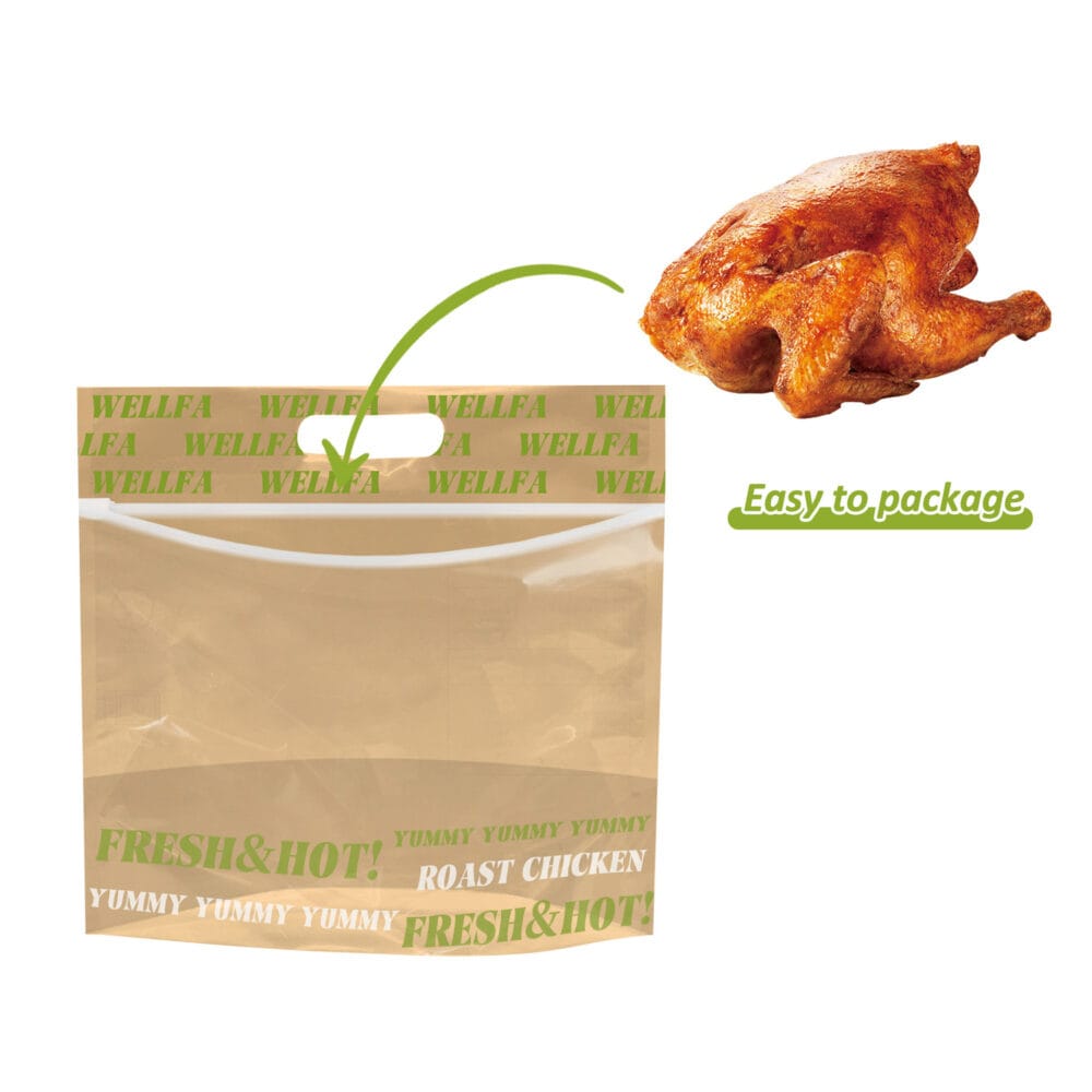 chicken packaging:Microwaveable Takeaway Zipper Plastic Bag For Roasted ...