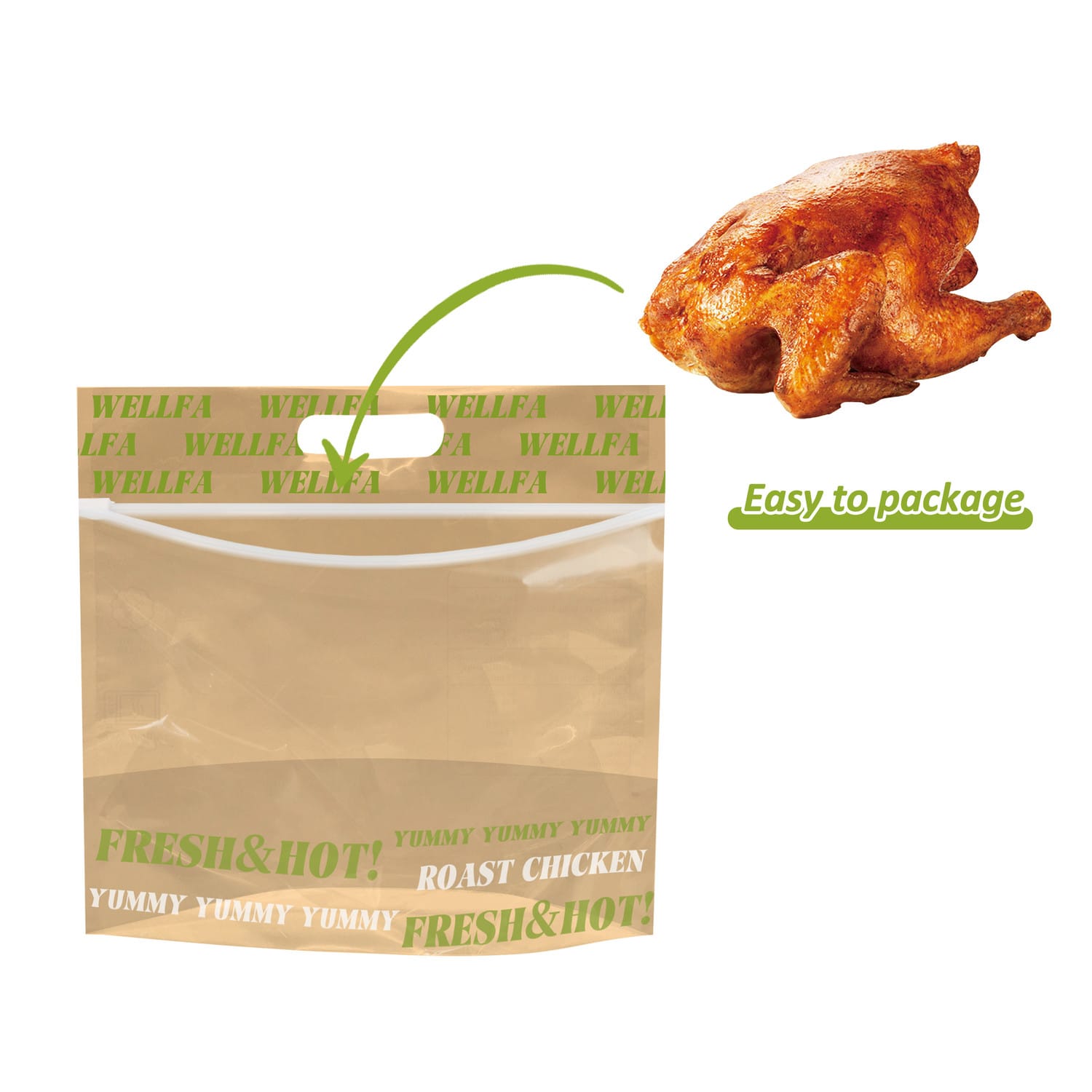 Chicken Packaging Company:Bolsas Resellables Stand Up Pouch Rotisserie ...