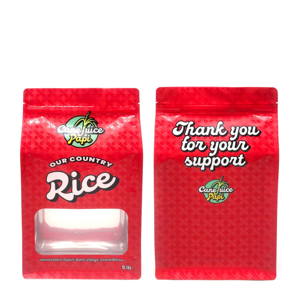 Rice Bag:1Kg 2Kg 5Kg 10Kg Custom Printed Design Resealable Packaging ...